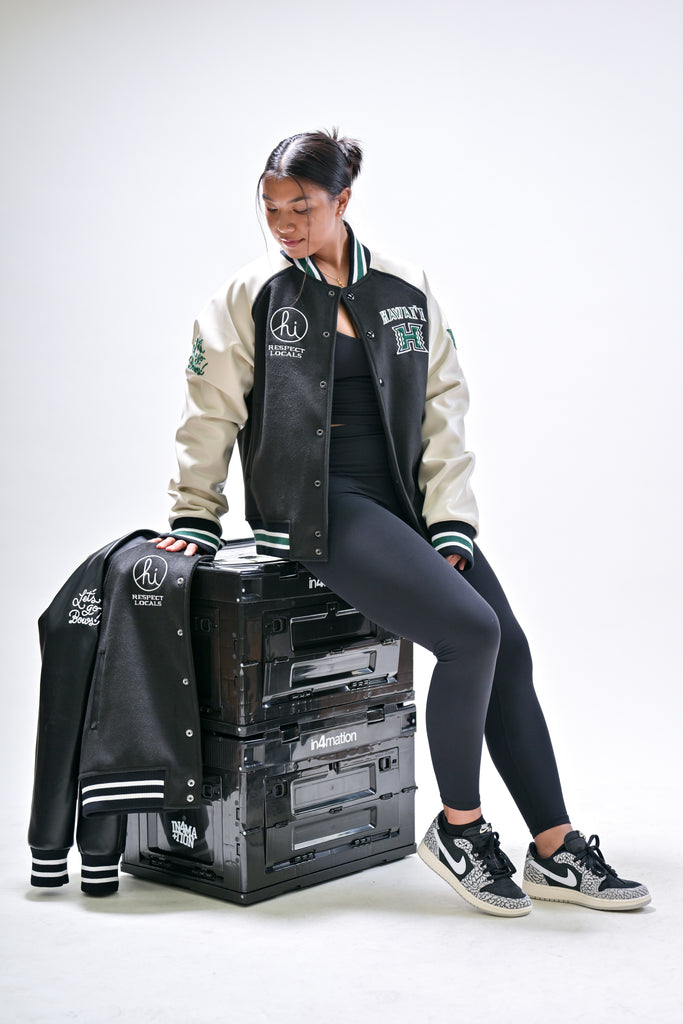 UNIVERSITY OF HAWAI'I X IN4MATION LETTERMAN JACKET – IN4MATION Store