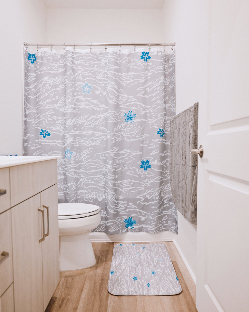 In4mation TSC Shower Mat & Bath Curtain Set – IN4MATION Store