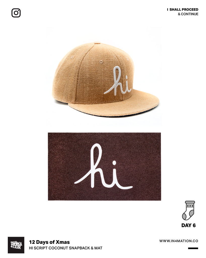 IN4MATION 12 DAYS OF XMAS - DAY 6 HI SCRIPT MAT – IN4MATION Store