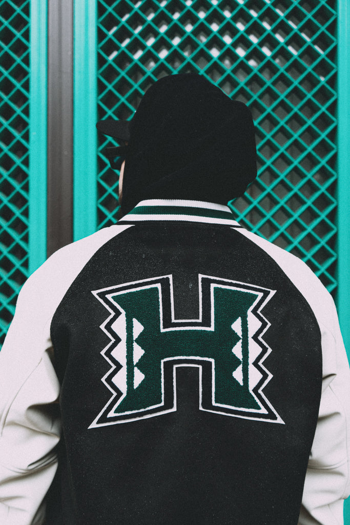 UH LETTERMAN JACKET , SHAKA TEE AND SHAKA FOAM HAND – IN4MATION Store