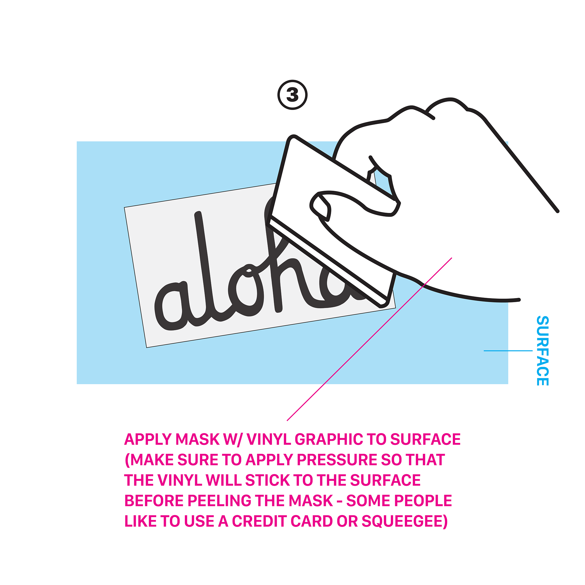 ALOHA SCRIPT DIE CUT STICKER 6 INCH – IN4MATION Store