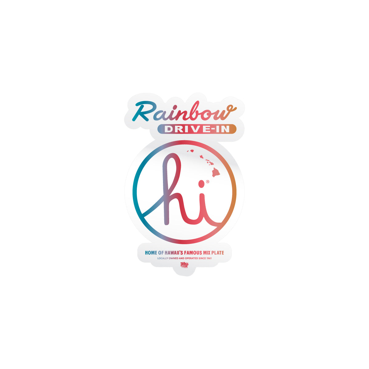 RDI X IN4M FAMOUS MIX PLATE MYLAR STICKER – IN4MATION Store