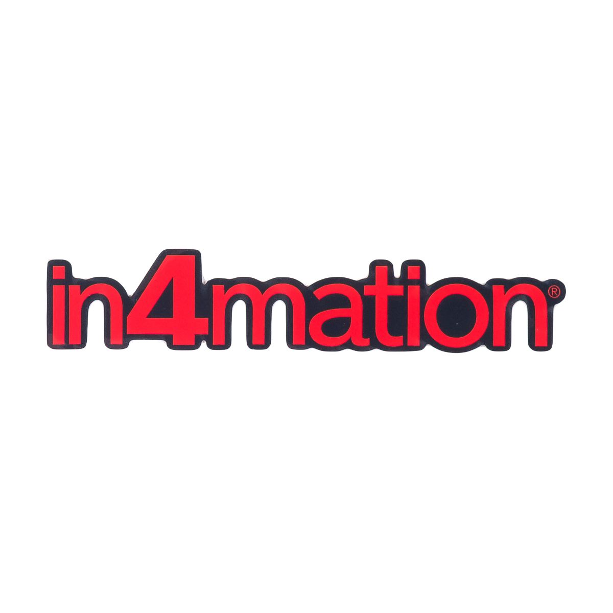 STANDARD MYLAR STICKER RED – IN4MATION Store